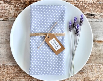 Handmade Cotton Linen Cloth Napkins by JulieChristieDesigns