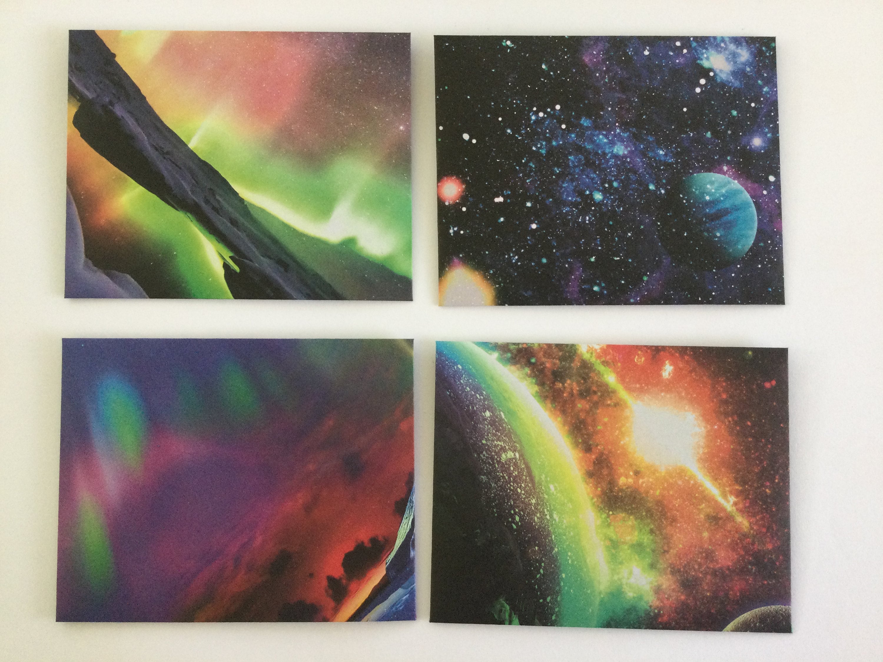 Galaxy envelopes space theme snail mail space paper | Etsy