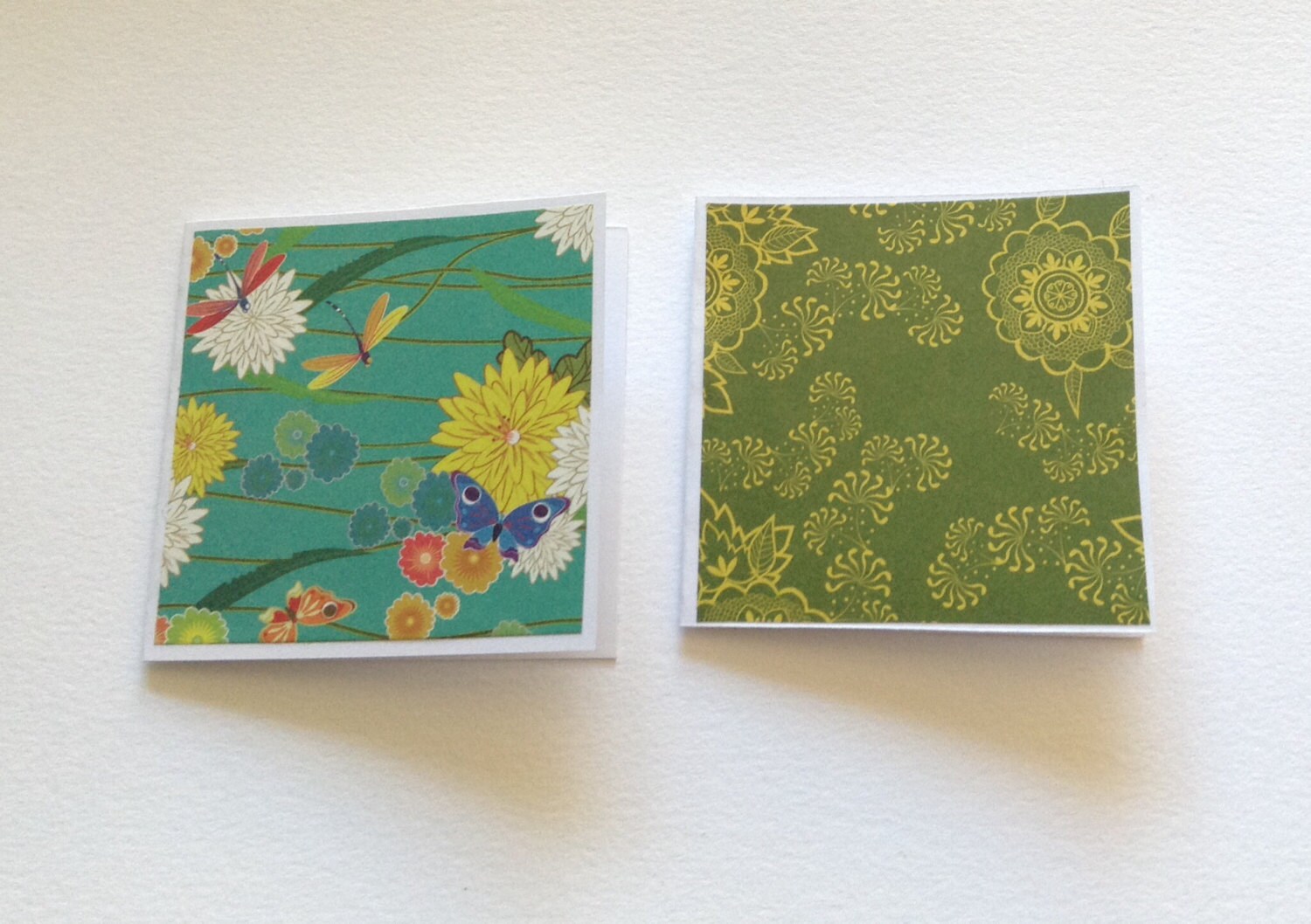 Japanese Mini Thank You Cards Mini Note Card Set Bright - Etsy