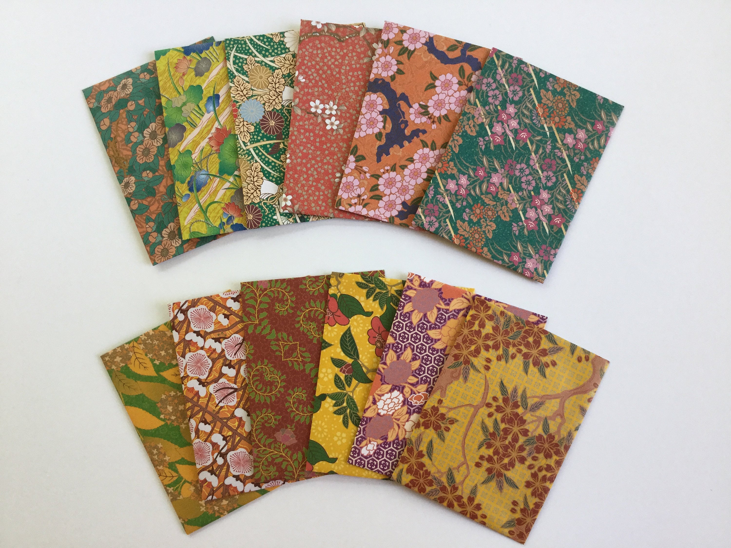 Japanese Envelopes Mini Cards Mini Envelopes Japanese | Etsy