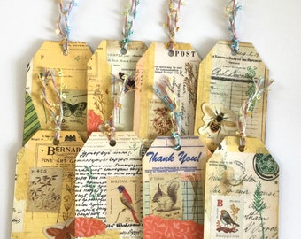 Vintage Style Tags | Etsy