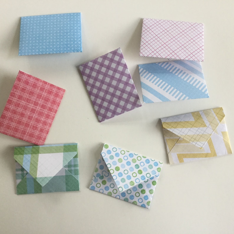 Assorted Mini Envelopes Tiny Envelopes Tiny Cards Random | Etsy