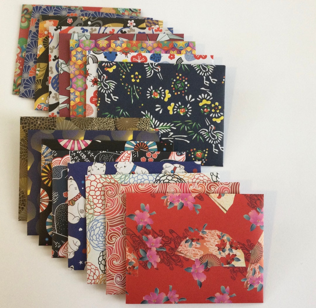 Japanese Pattern Envelopes, Asian Style Stationery, Snail Mail, Happy ...