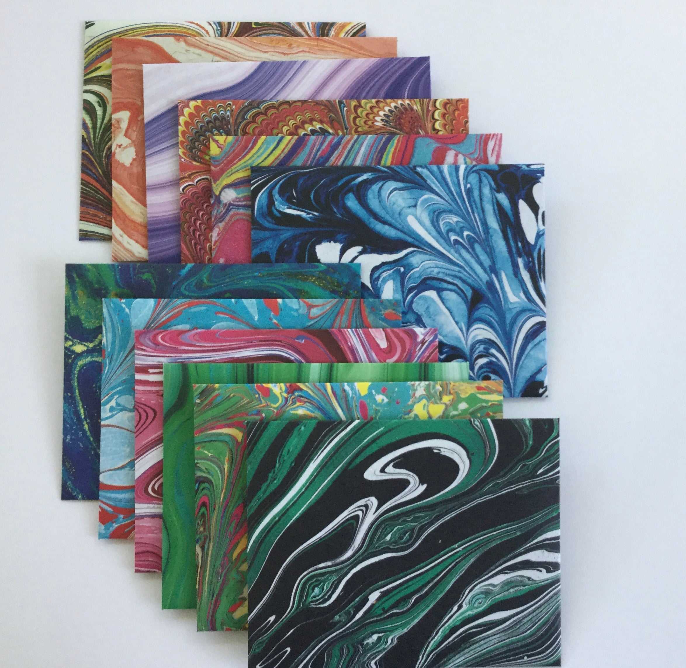 Machine Made Marbled Paper Venice Marbled Paper In Italy: Private