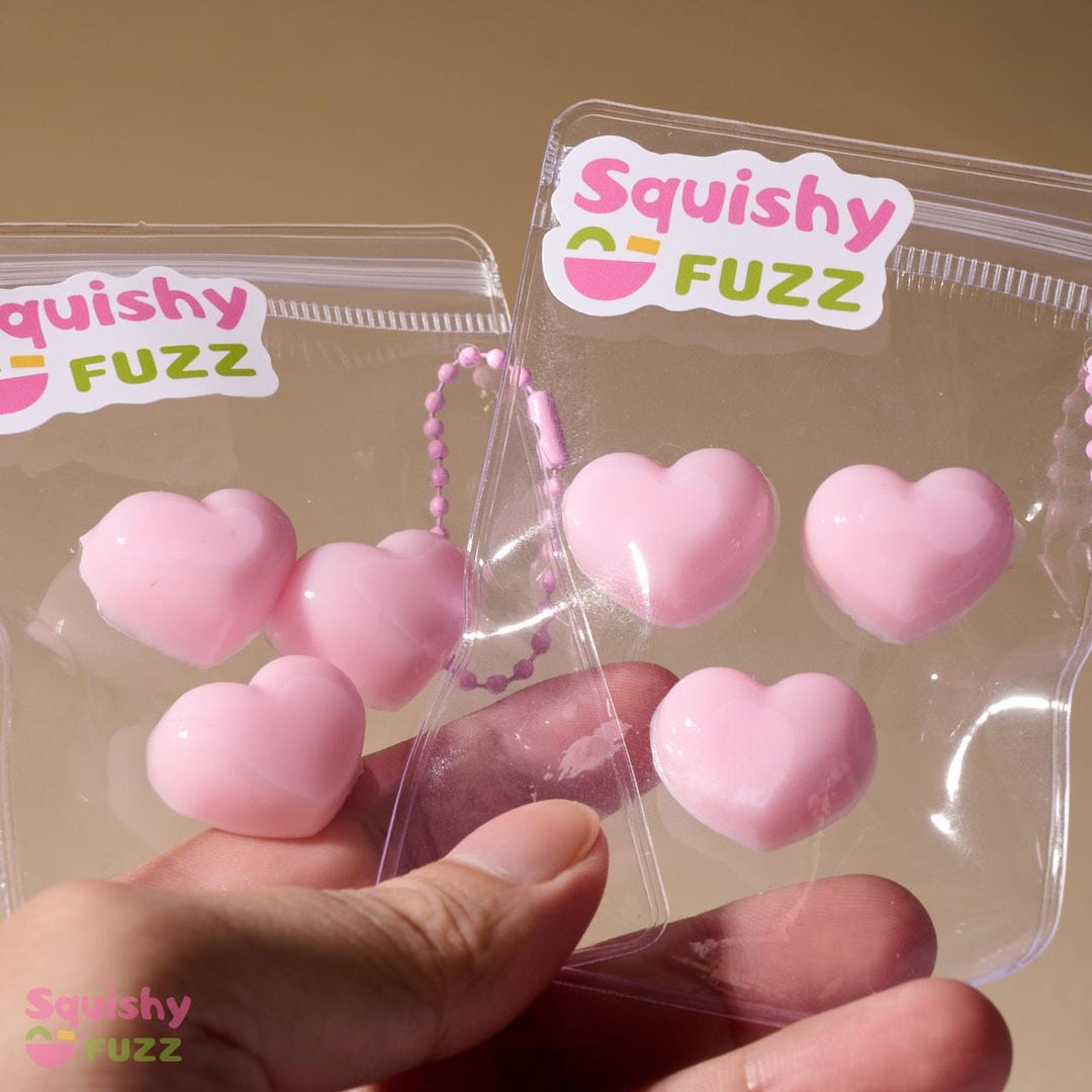 Pink Heart Taba Squishy - A Gift for Someone You Love, Love Heart ...