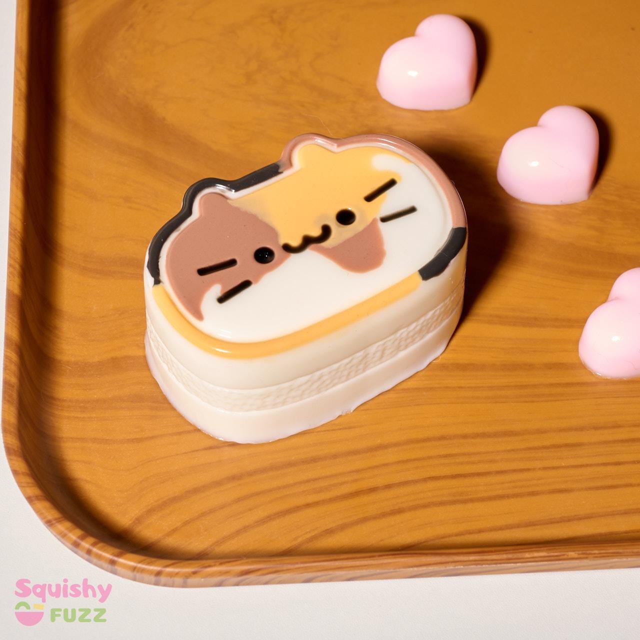 Calico Cat Face Squishy Toy, Tortoiseshell Cat Face Squishy, Handmade ...