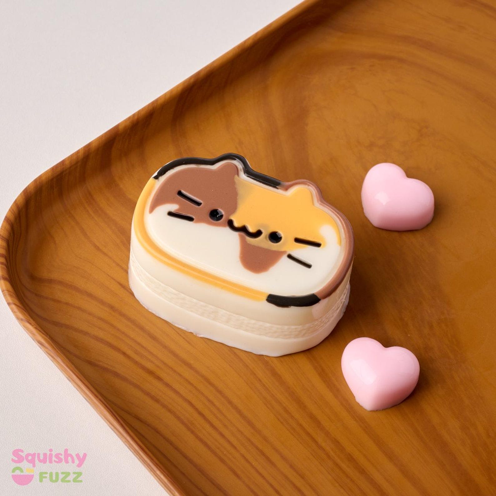 Calico Cat Face Squishy Toy, Tortoiseshell Cat Face Squishy, Handmade ...