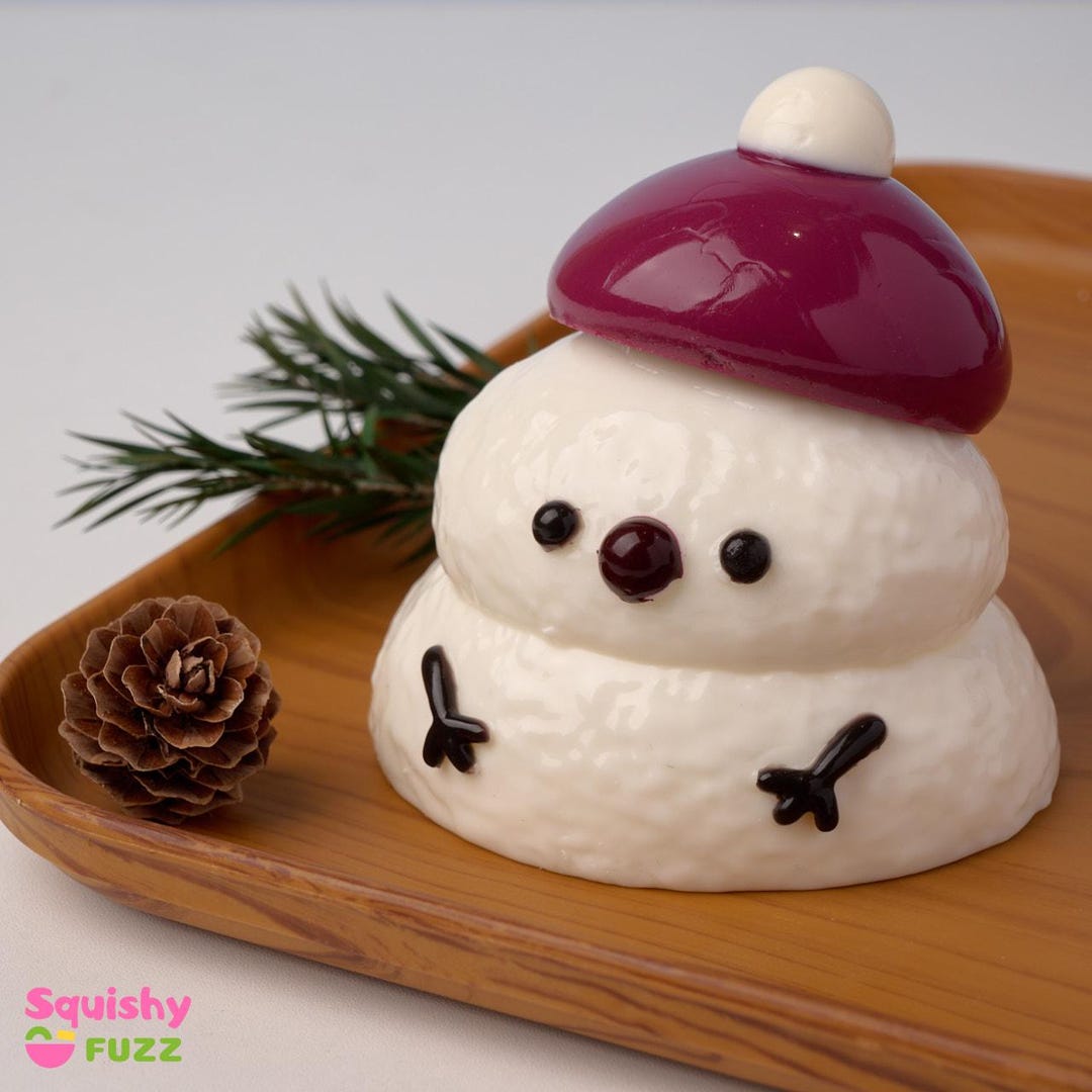 Snowman Taba Squishy Toy That Won't Melt, the Best Winter-themed Gift ...