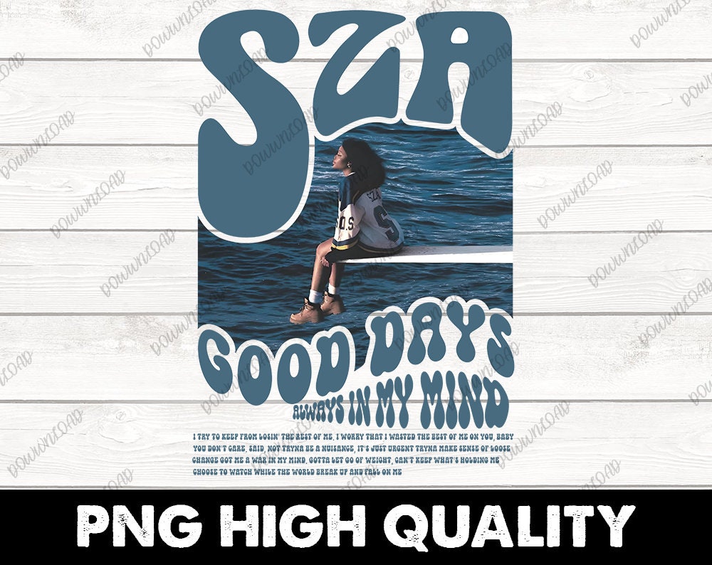 Vintage SZA Png, Sza Merch Png, SOS Tour 2023, Kill Bill, Sza Good Days ...