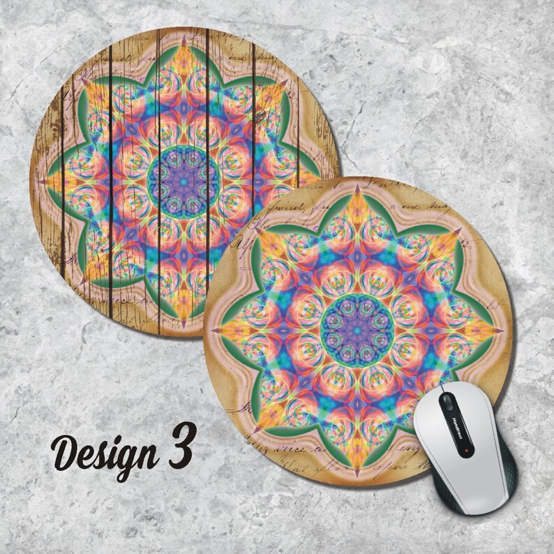 Chakra Mandala Mousepad Spiritual Mouse Pad Geometric Mouse - Etsy