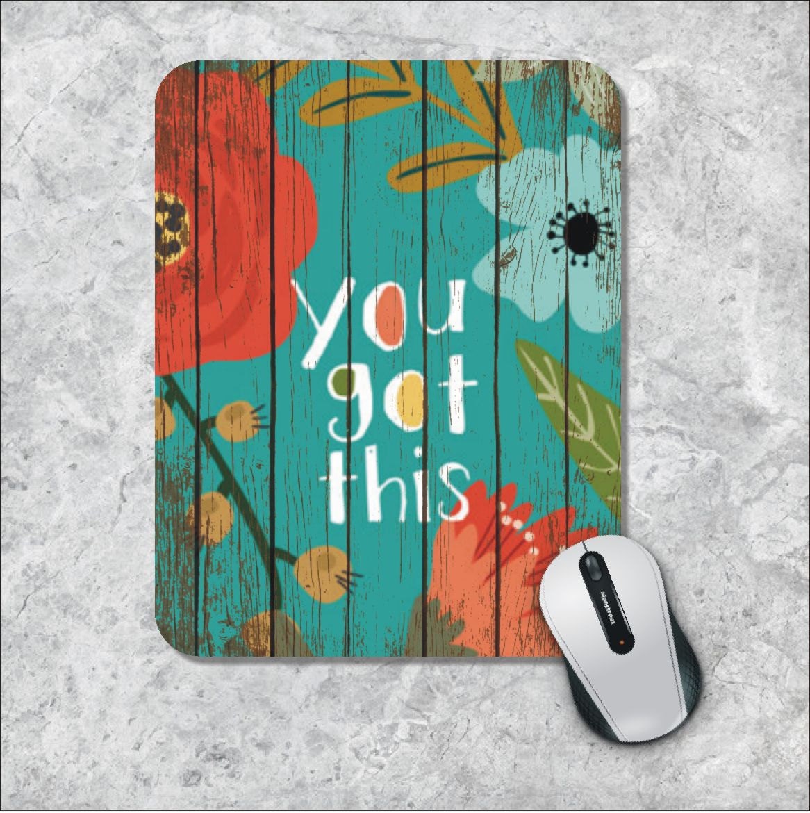 Quote Mousepad You Got This Mouse Pad Watercolor Mouse Mat - Etsy