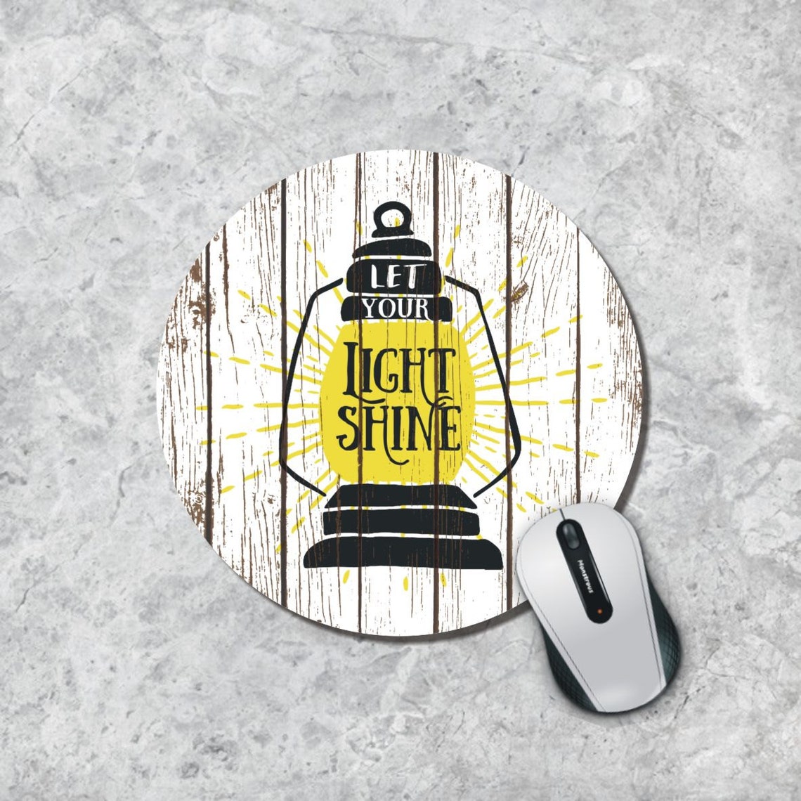 Quote Mousepad Let Your Light Shine Oil Lamp Mouse Pad | Etsy