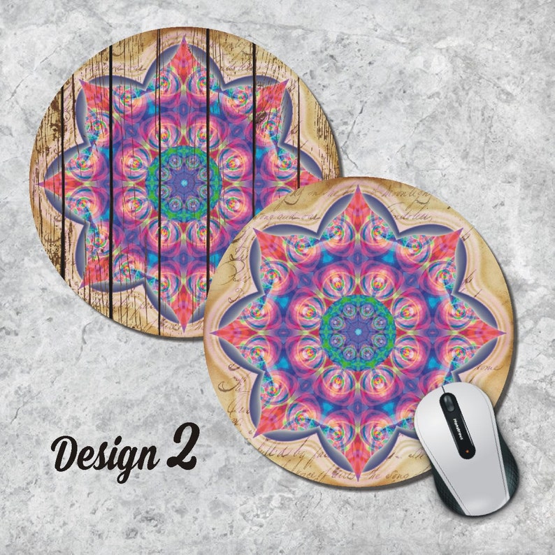 Chakra Mandala Mousepad Spiritual Mouse Pad Geometric Mouse - Etsy
