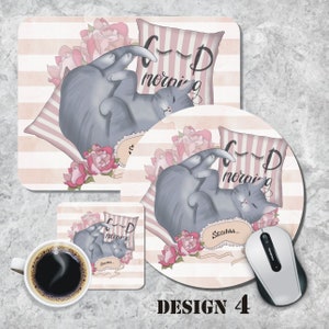 Good Morning Mousepad, Monday Coaster Set, Croissant Mouse Pad ...