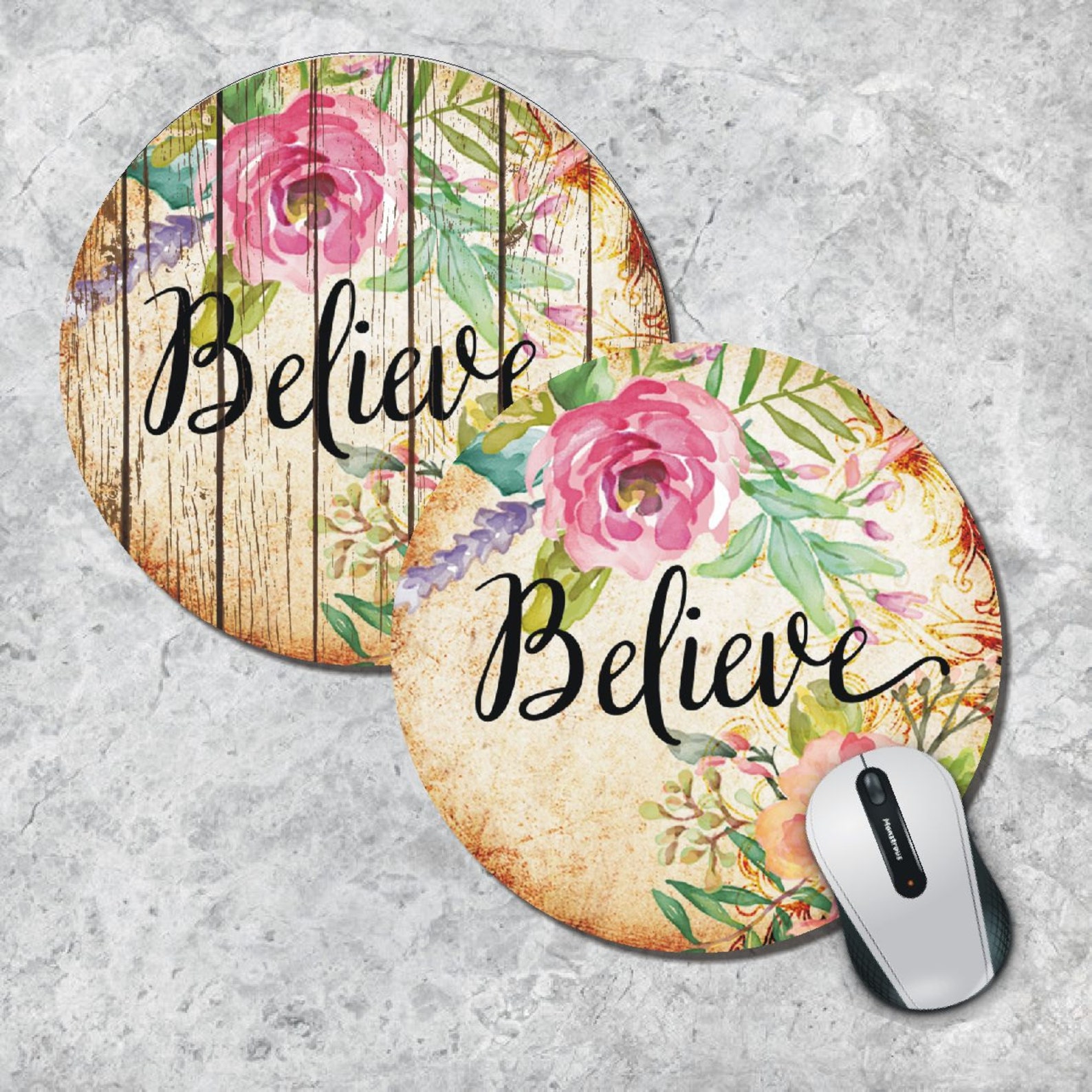 Quote Mousepad Inspirational Mouse Pad Love Hope Wish - Etsy