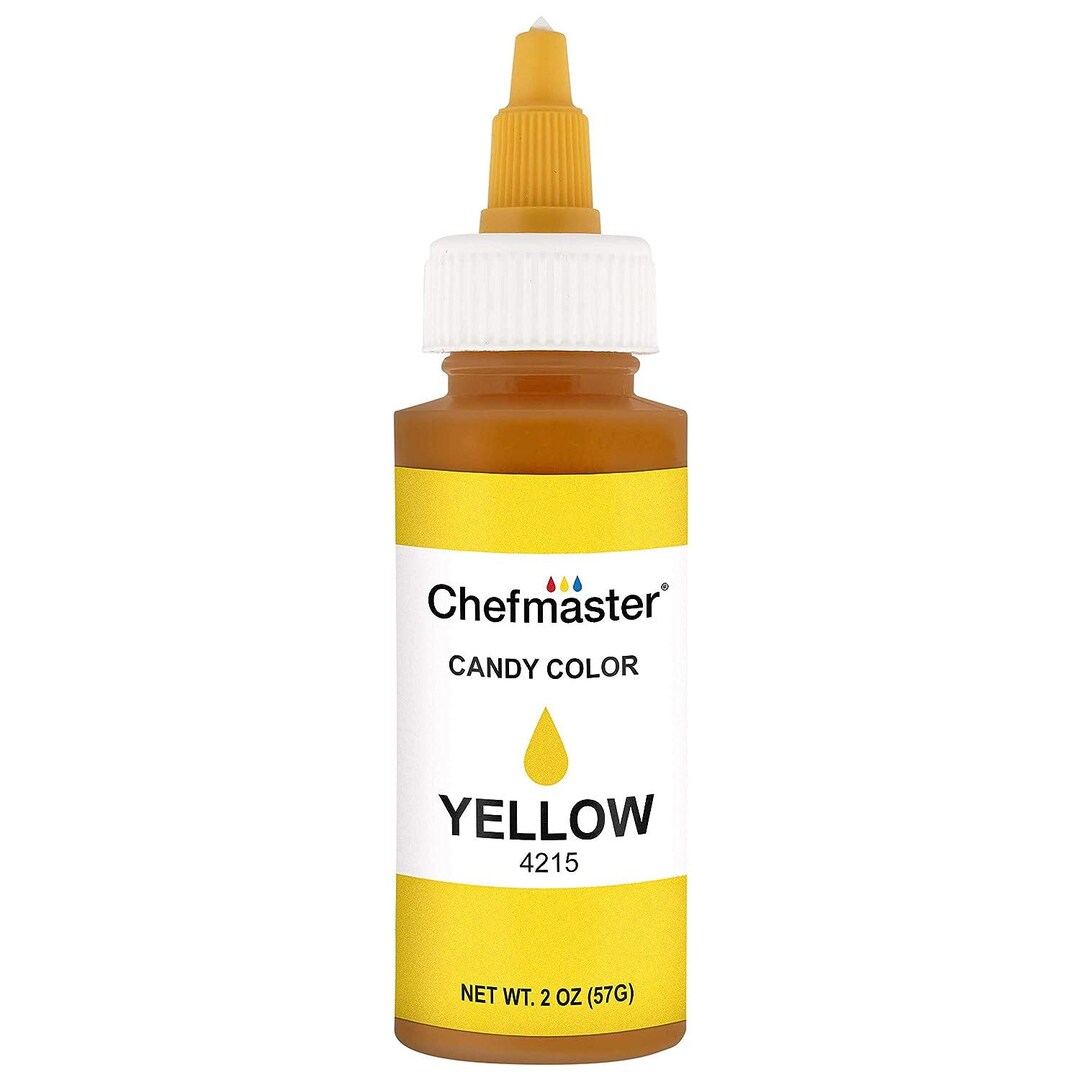 Chefmaster Yellow Candy Color 2oz Oil Based Food Color - Etsy