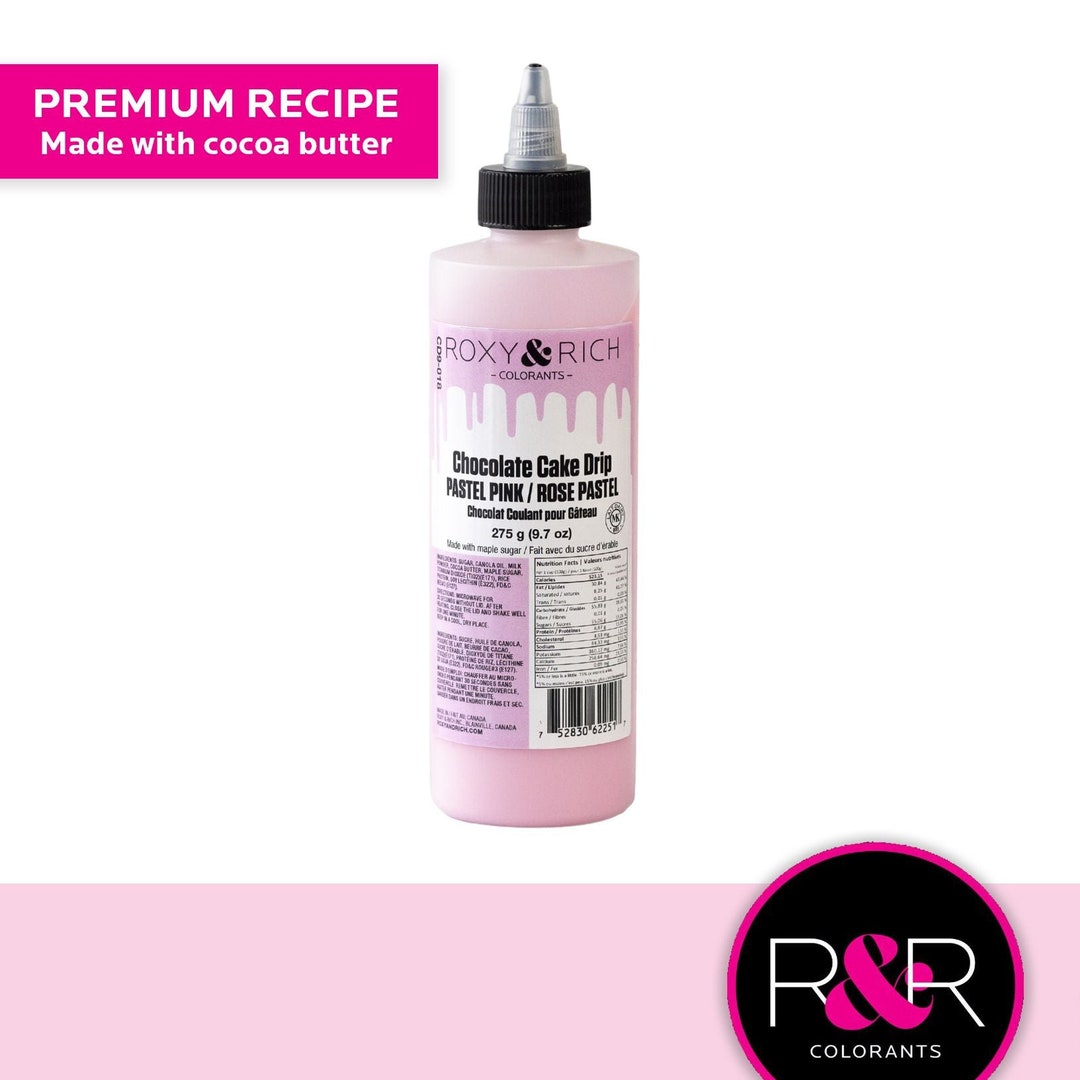 Pastel Pink Chocolate Cake Drip 9.7 Oz by Roxy & Rich - Etsy