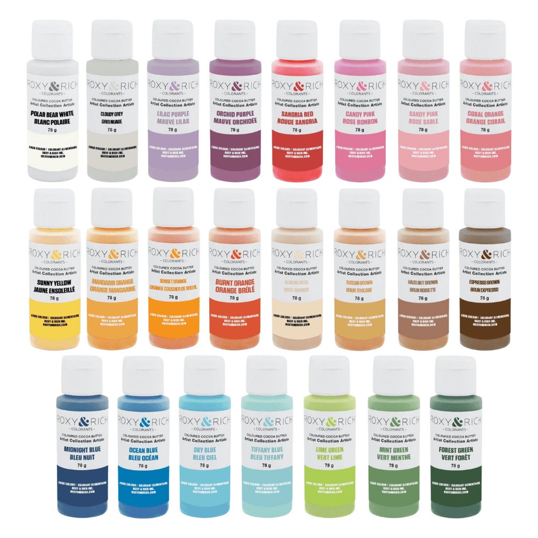 Artistic Collection Cocoa Butter 2 Oz Roxy & Rich Colored Cocoa Butter ...