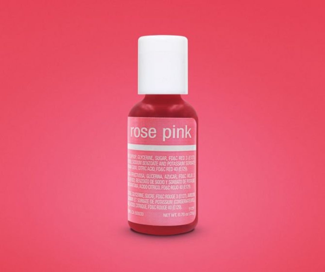 Chefmaster Rose Pink Liqua-gel Food Color .70 Oz - Etsy