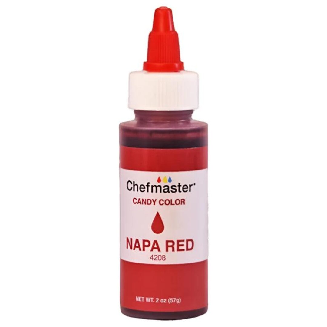 Chefmaster Napa Red Candy Color 2oz Oil Based Food Color - Etsy