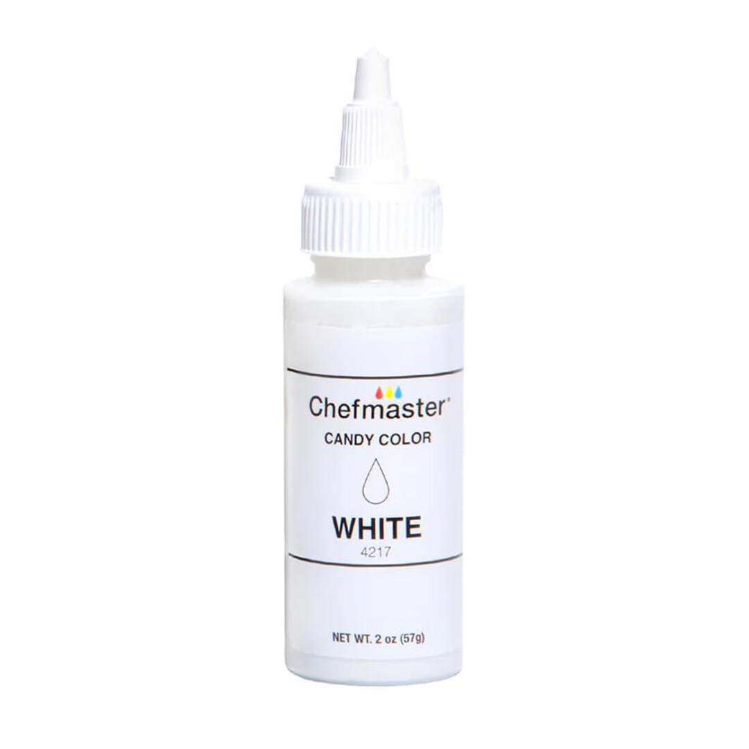 Chefmaster White Candy Color 2oz Oil Based Food Color - Etsy