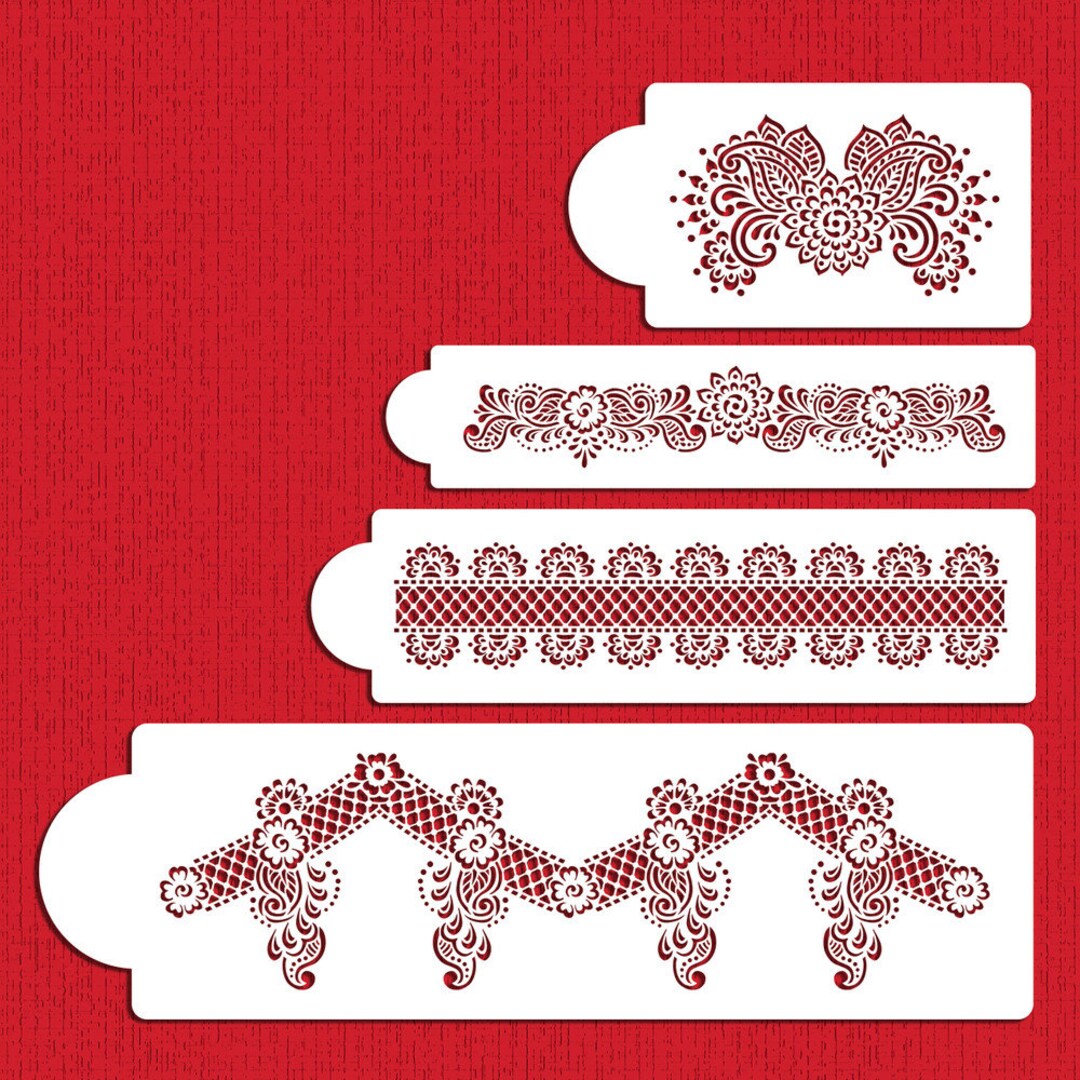 Chelsea Cake Stencil Set - Etsy