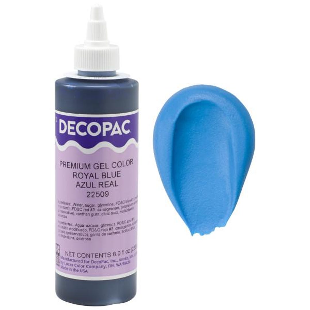 Royal Blue Premium Food Color 8 Oz Decopac - Etsy