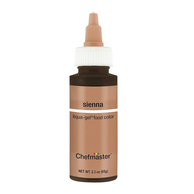 Chefmaster Sienna Liqua-gel Food Color 2.3 Oz - Etsy