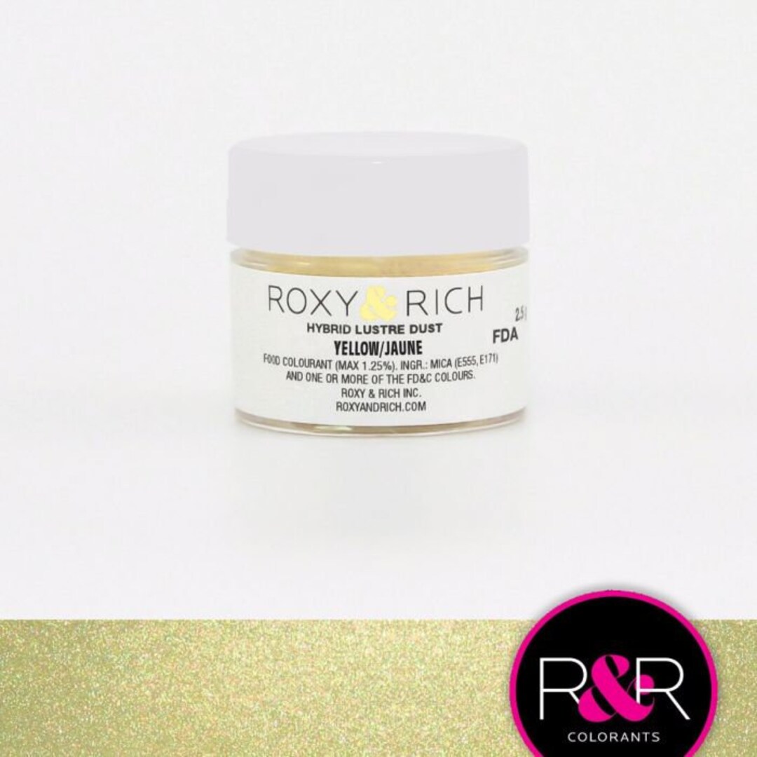 Yellow Hybrid Luster Dust 2.5 Grams by Roxy & Rich - Etsy