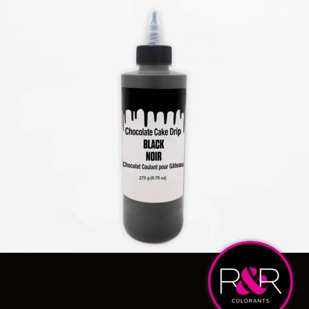 Black Chocolate Cake Drip 9.7 Oz by Roxy & Rich - Etsy