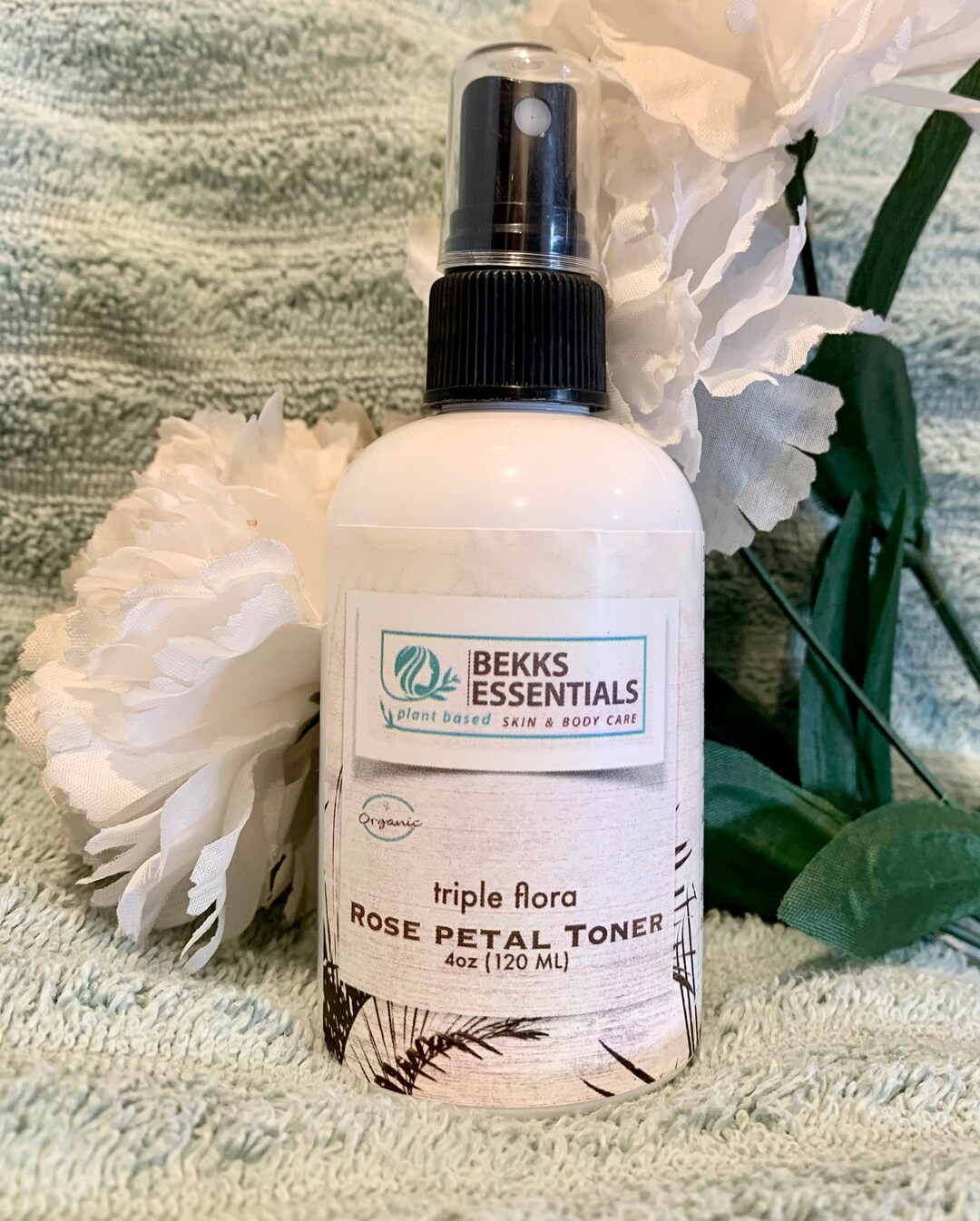 Rose Water Facial Toner Organic Increase Elasticity, Calm Redness ...