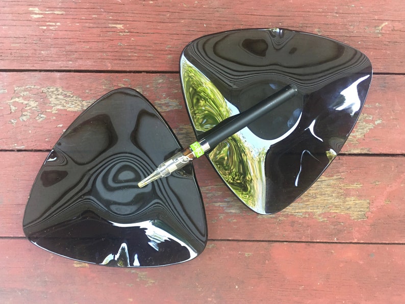 Triavil Antidepressants Vintage Smoke Glass Ashtrays Set of - Etsy