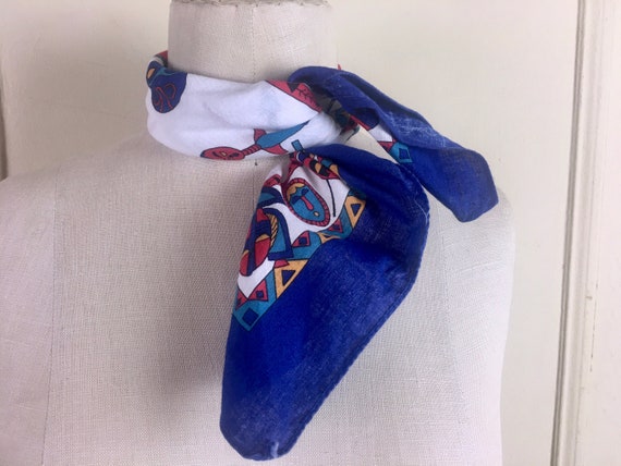 1980s Southwestern Bandana - morning star + masks + t… - Gem