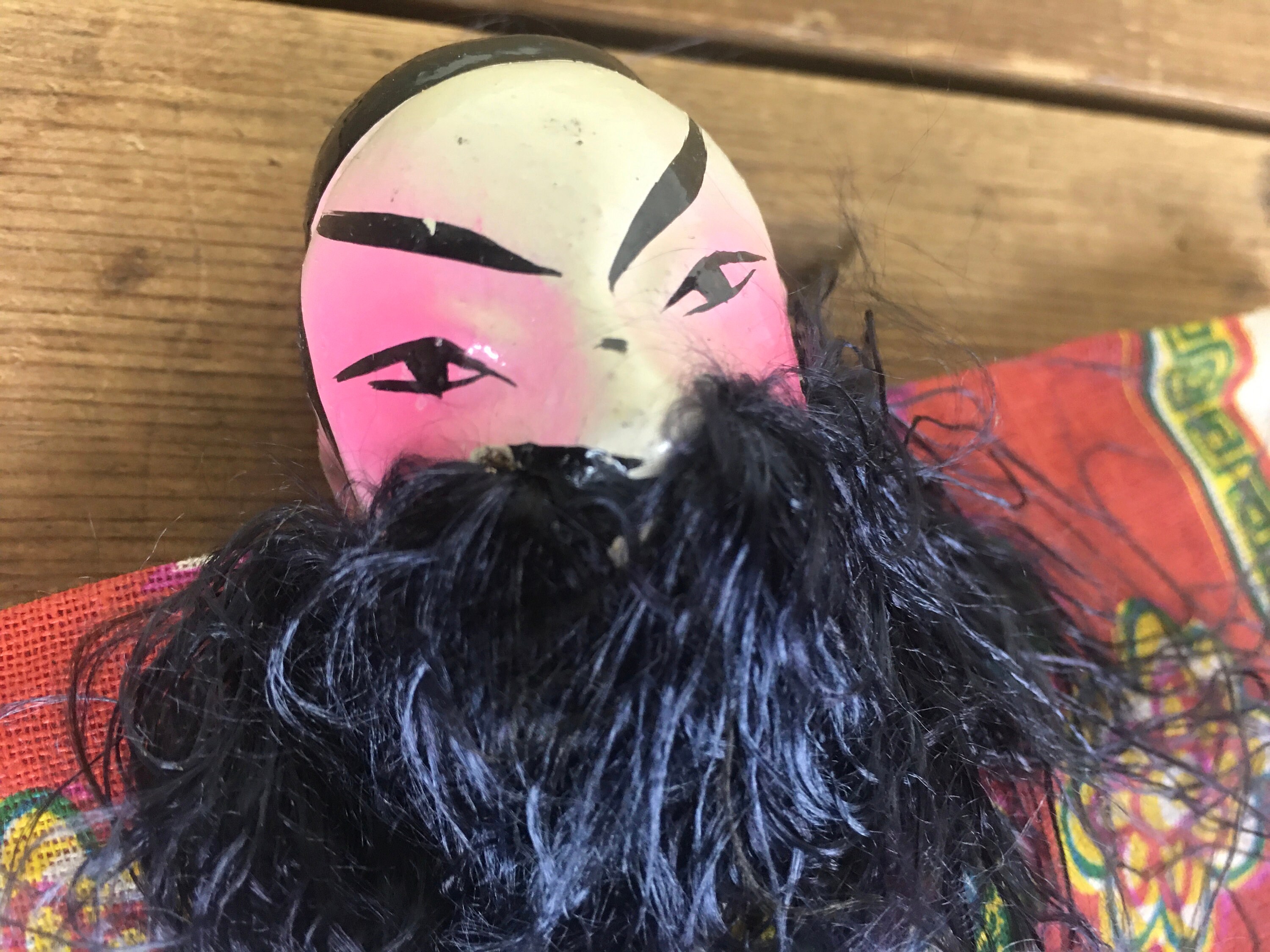 The Bearded Man Vintage Chinese Opera Hand Puppet - Etsy