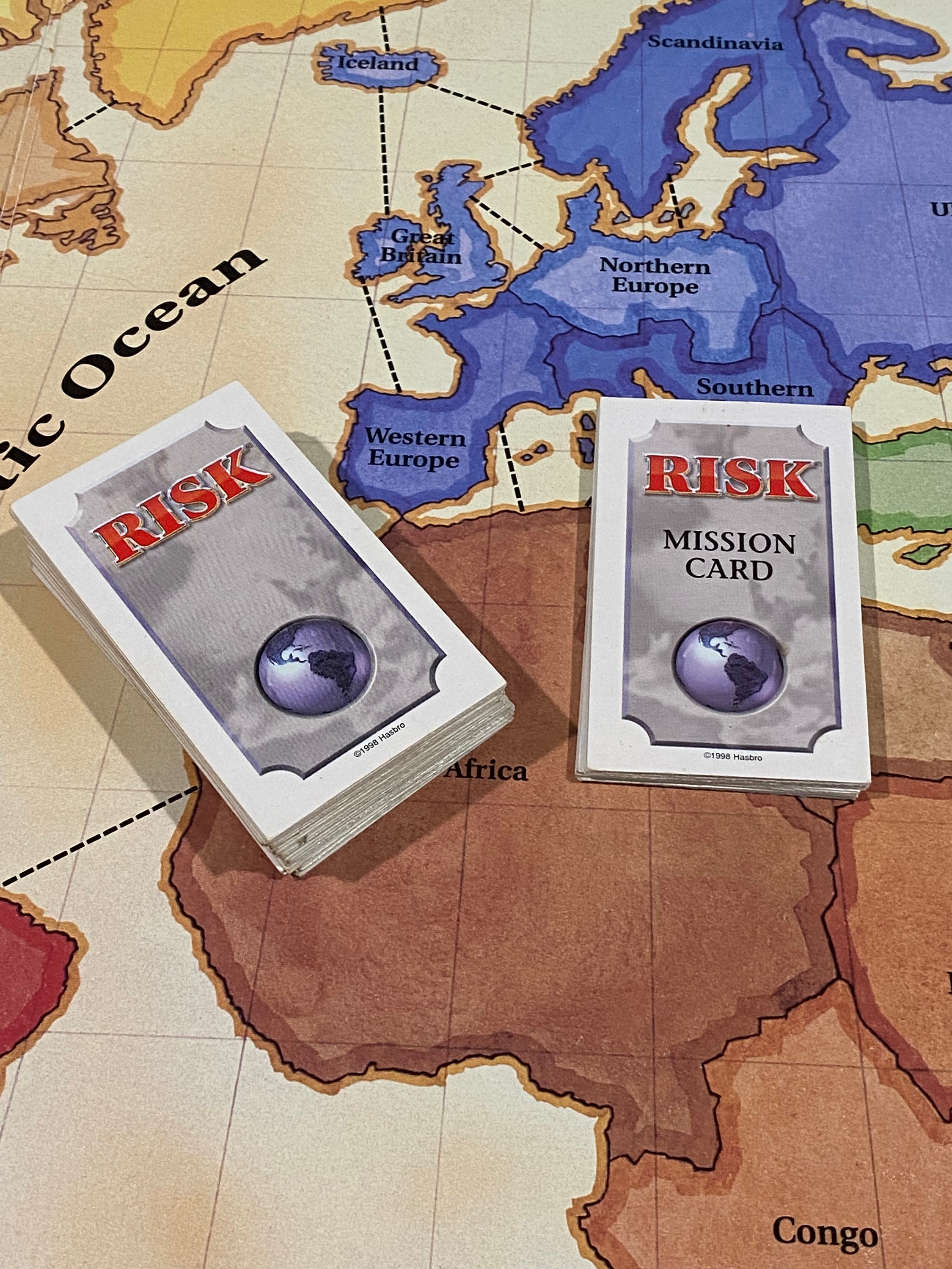 Risk Board Game Cards