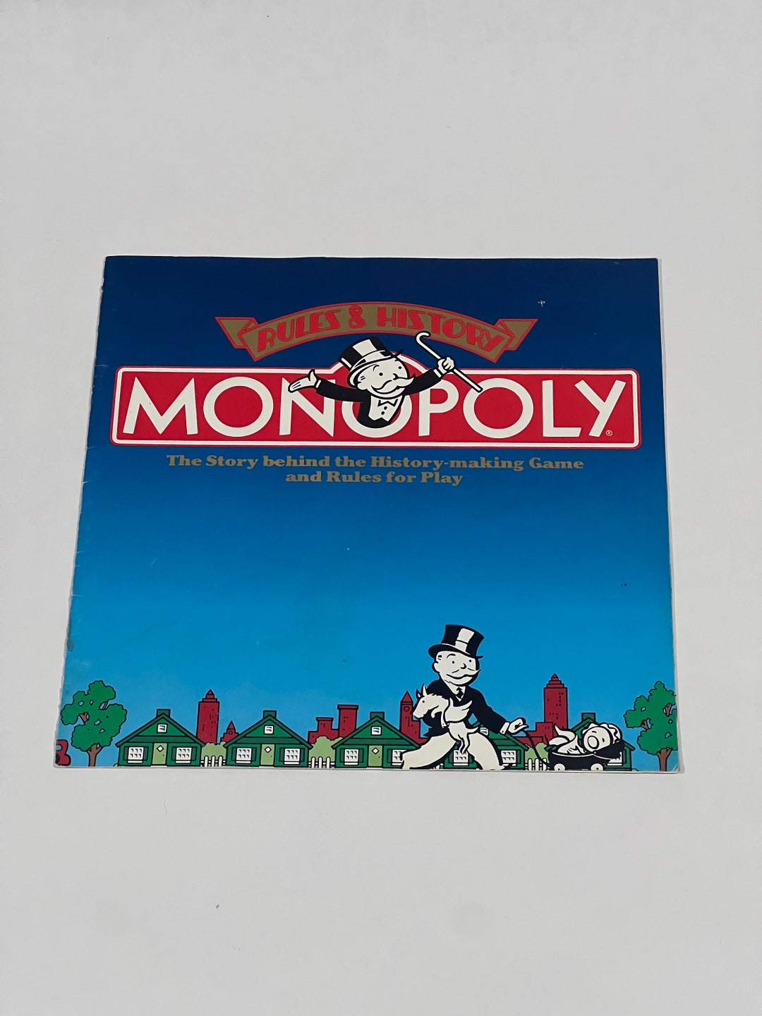 Monopoly Rules and History Booklet official Parker Brothers - Etsy