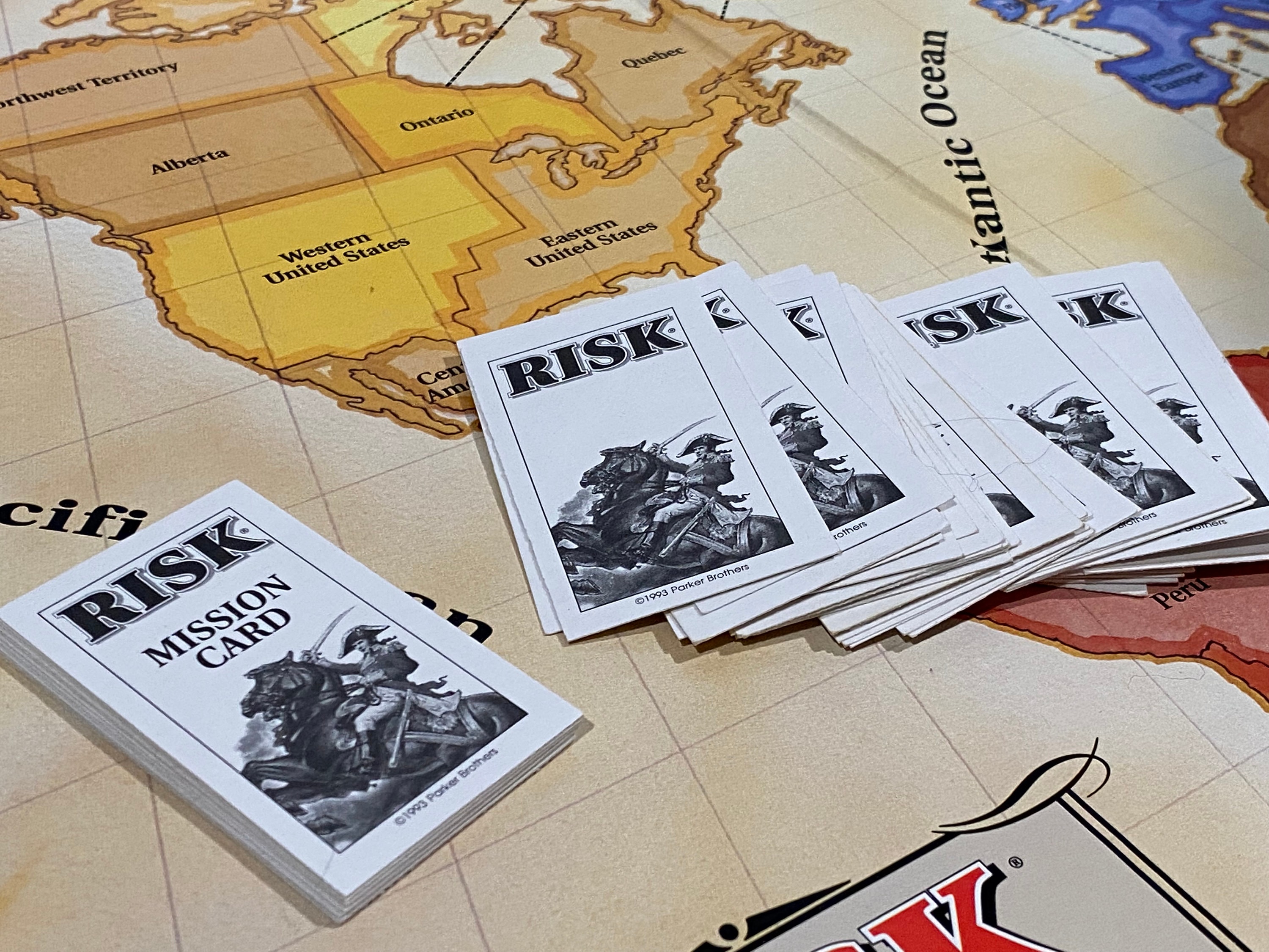 Risk Board Game Cards