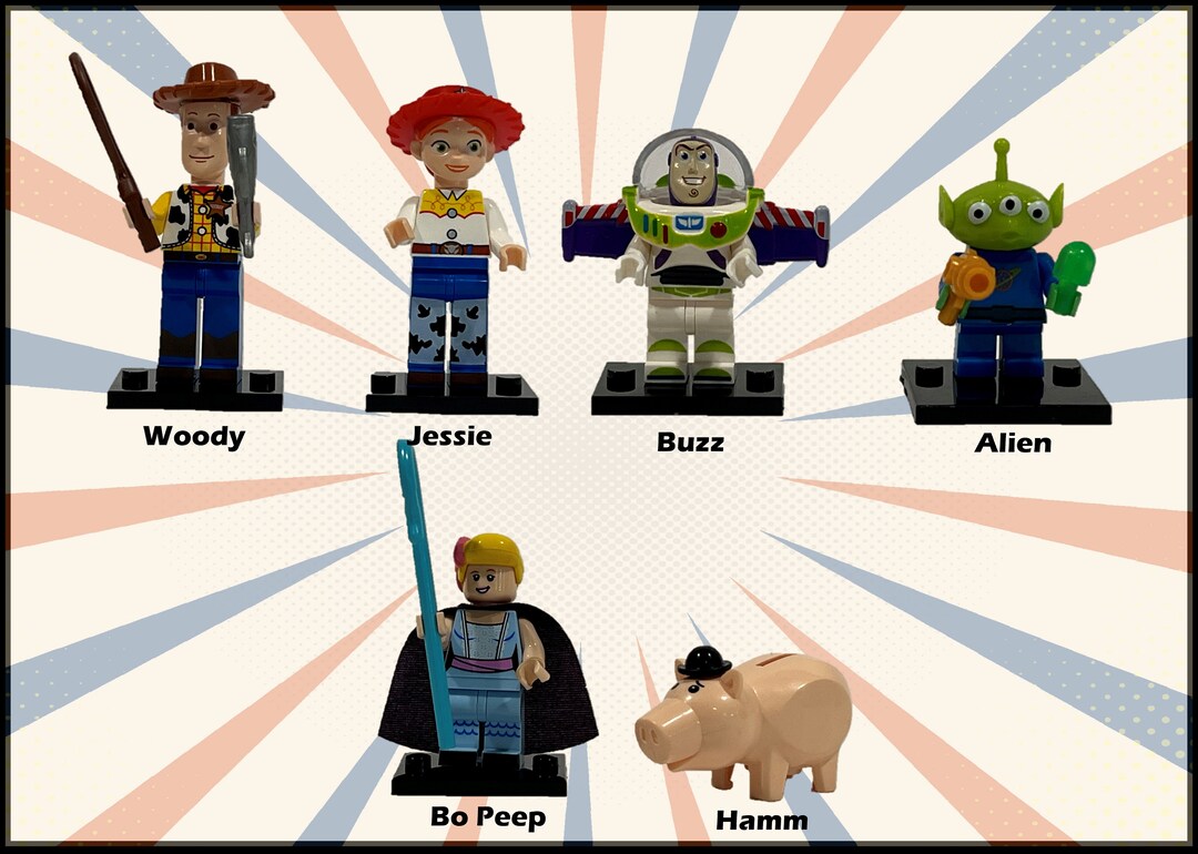 Custom Art Building Block Minifigures TOY STORY Pick A Minifig woody ...