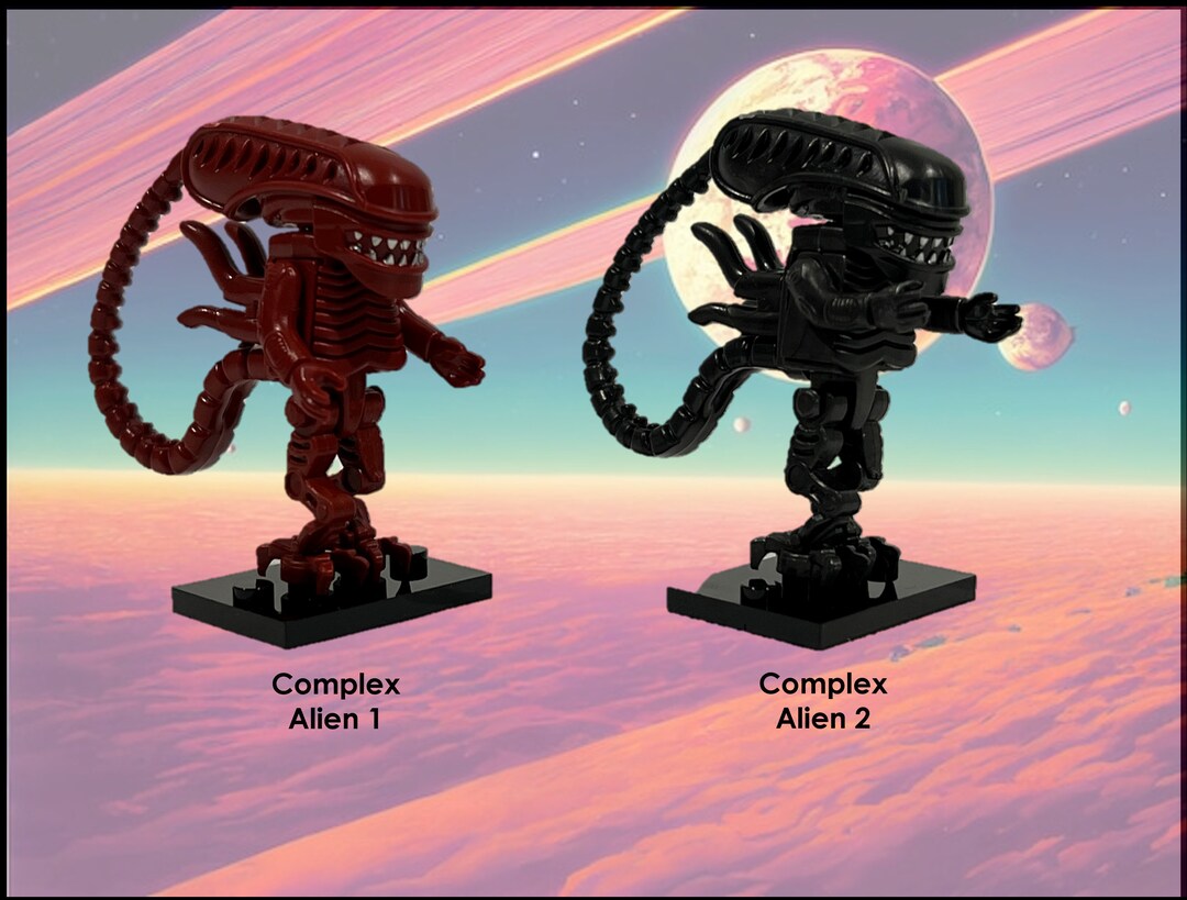 Custom Art Building Block Minifigures Science Fiction ALIEN Pick A ...