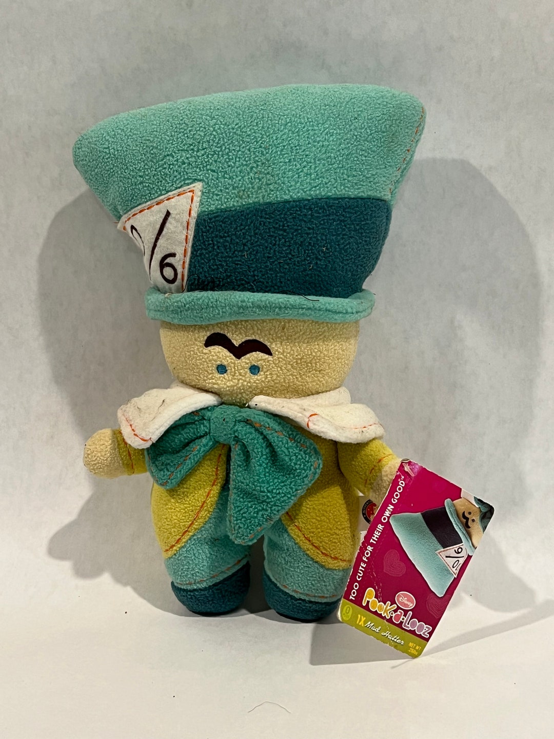 Vintage Walt Disney World Pook a Looz Mad Hatter 1X 11 Stuffed Animal ...