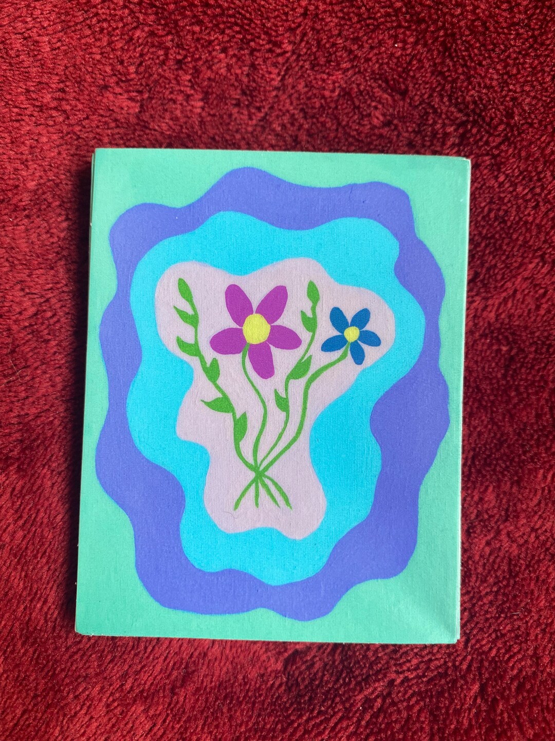 Growing, Glowing Flower Sticker - Etsy
