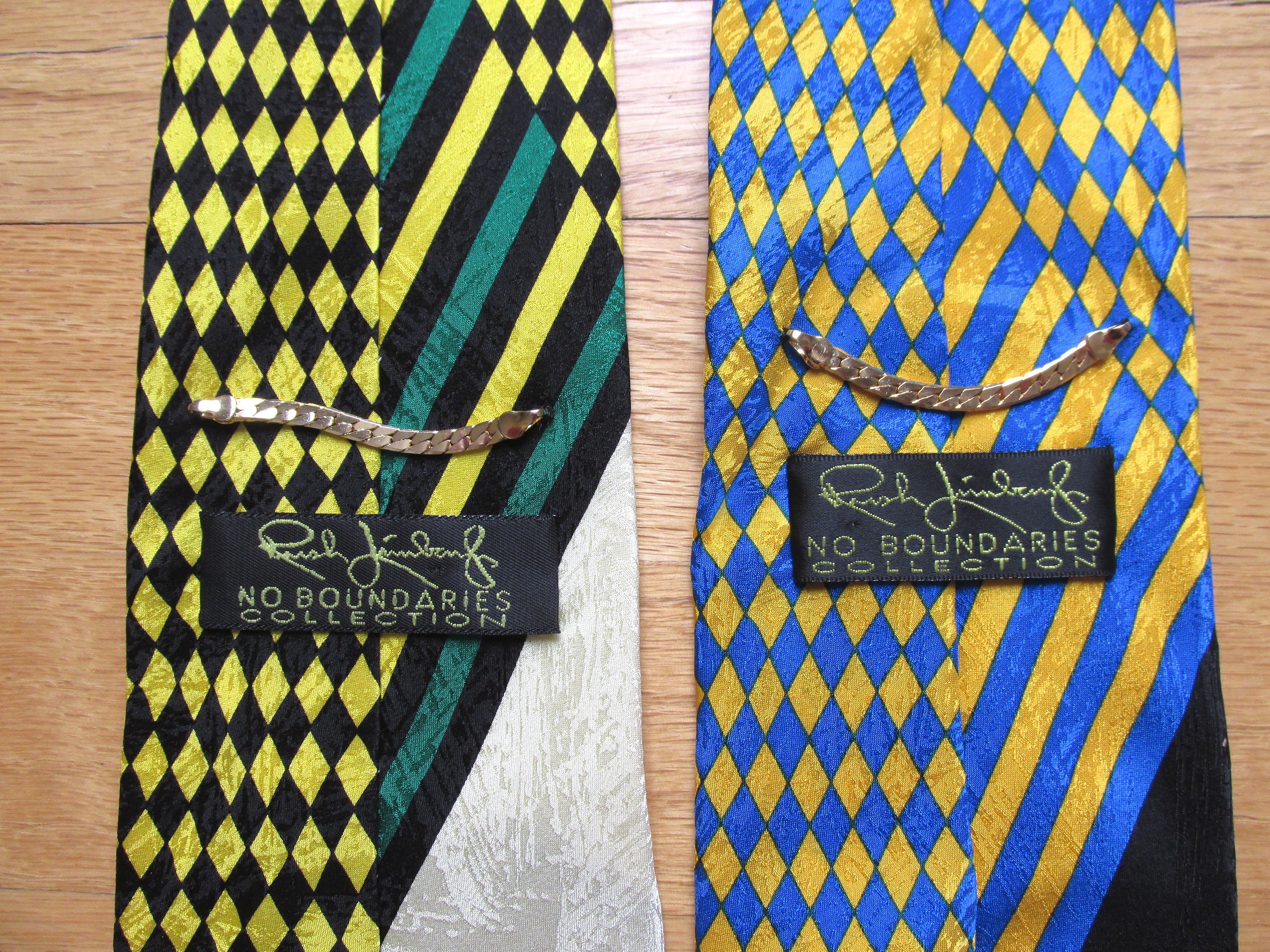 Rush Limbaugh Vintage Silk Ties - Matching Set, Weave Gold & Black - Etsy