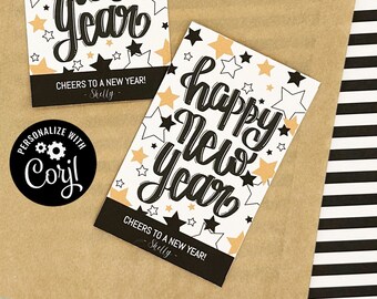 Printable New Year Tags - Etsy