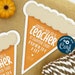 EDITABLE - Teacher Sweeter Than Pumpkin Pie - Fall Thanksgiving Gift ...
