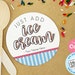 EDITABLE - Just Add Ice Cream - Circle Gift Tags - Printable Digital ...