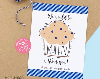 PRINTABLE There's MUFFIN Like a Great Mom (Instant Download) - Etsy