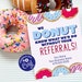 Editable Donut Referral Gift Tags for Business Marketing - Etsy