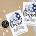 Editable Gift Tags for Cheerleaders Silver Gray and Navy Blue Cheer Bow ...