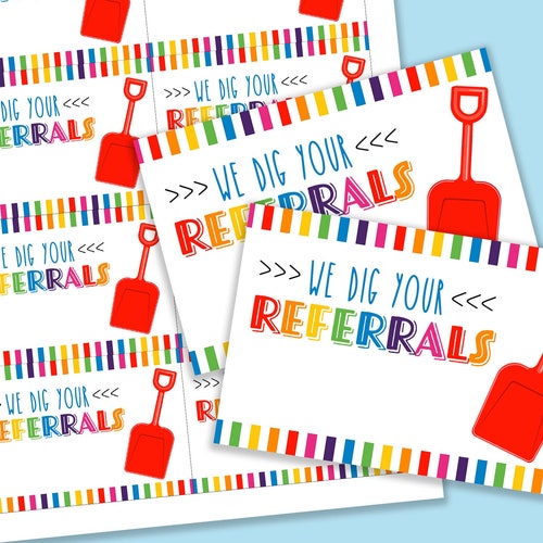 Editable Donut Referral Gift Tags for Business Marketing - Etsy