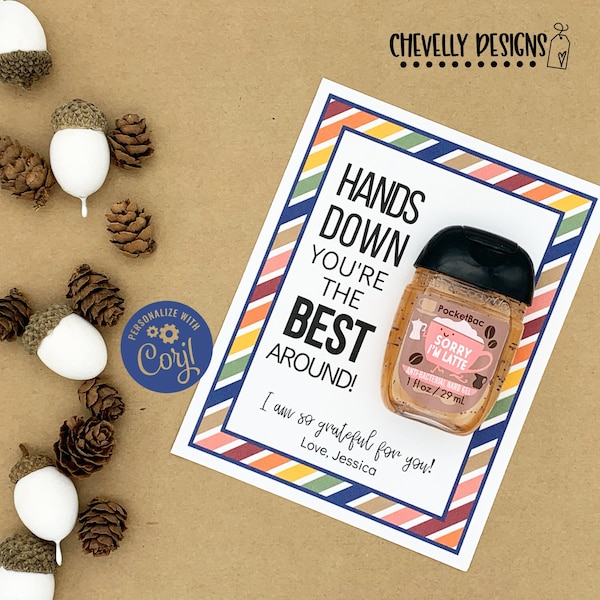 Hands Down Youre the Best Around Printable - Etsy